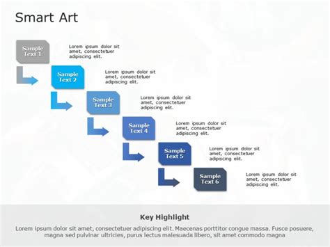 Add A Step Up Process Smartart Diagram To The Worksheet Ch 5