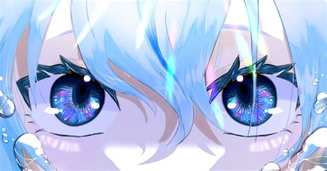 初音ミク 無題 蒼のイラスト Pixiv