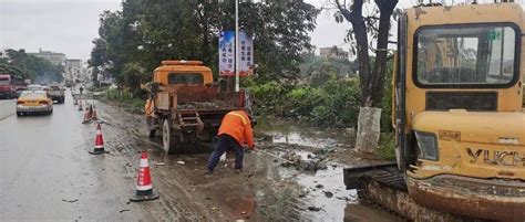 【图片新闻】博白公路养护中心持续推进路面坑槽病害治理工作路段刘珠玲庞家华