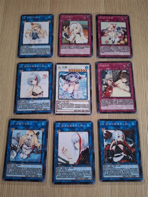 Custom Laminated Yugioh Azur Lane Cards Hobbies And Toys Toys And Games