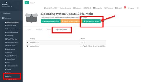 Upgrade The Linux Kernel Version Artica Wiki