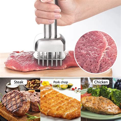 Jaccard Meat Tenderizer Evnsix Meat Tenderizer Tool Stainless Steel