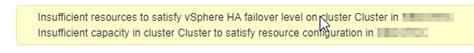 Vsphere Ha And Calculated Failover Capacity Vmware Vsphere
