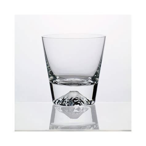 Edo Tajima Glass Mt Fuji Whiskey Glass Sake Rocks Glass Japan Etsy