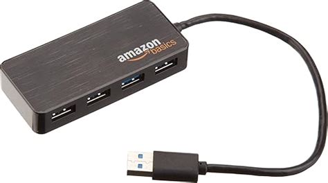 Amazon Com AmazonBasics HU V Port USB Hub With V A Power