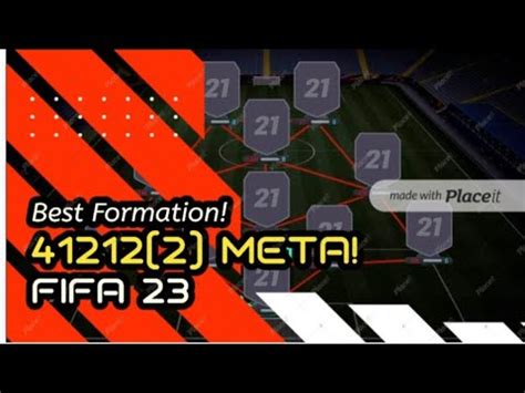 BEST 41212 2 CUSTOM TACTICS META FIFA 23 FORMATION YouTube