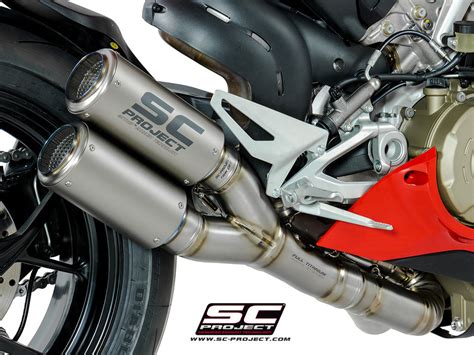 Sc Project Ducati Panigale V4 2 1 2 Exhaust System In Full Titanium An