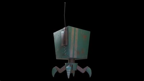 Cube Spider Robot 3d Model Turbosquid 1651324