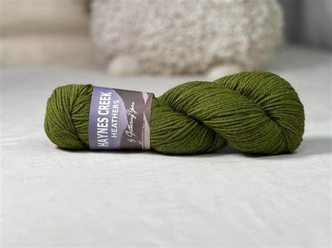 Haynes Creek Heathers Aran 124 Green Grass Deanne Fitzpatrick