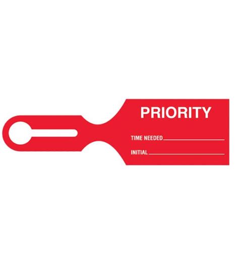 Surgical Instrument Tray Looped Id Tags Priority 500 Pk Central