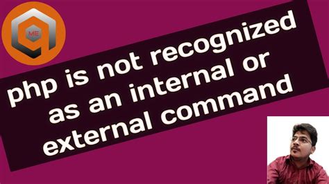 PHP Is Not Recognized As An Internal Or External Command In Command