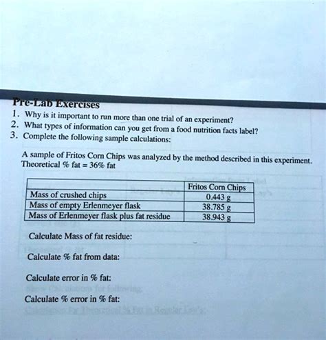 Solved Fre Lab Exercises Why Is It Important T0 Tum Morc Than Trial Of