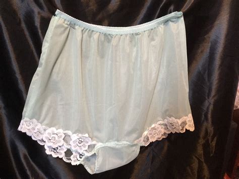Semi Sheer Nylon Panties Retro Vintage Style Open Or Closed