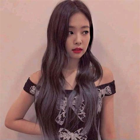 Rose Icon Jennie Blackpink Kim Long Hair Styles Blend Cute Icons