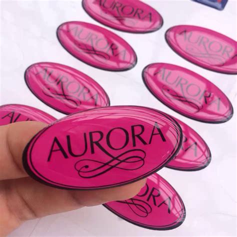 Custom Dome Epoxy Stickers Durable And Glossy