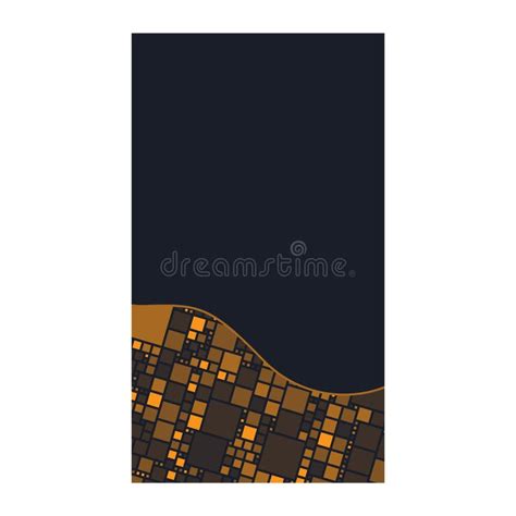 Blockchain Information Technology Mobile Stories Ad Banner Stock Vector