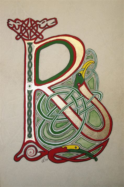 Another Celtic R Initial By Cyaenn On Deviantart
