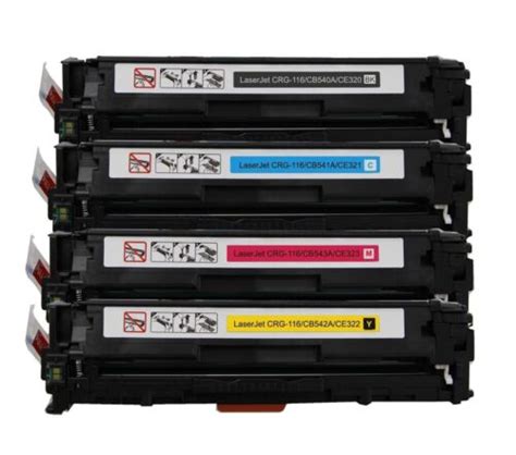Compatible Non Oem 125a Cmyk Pack Cb540a Cb541a Cb543a Cb542a For Hp