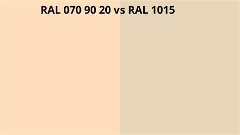 Ral 070 90 20 Vs 1015 Ral Colour Chart Uk