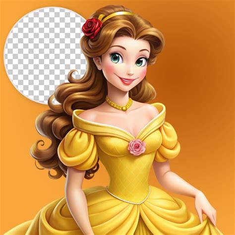 Princesa Bella Para Imprimir 6 Invitaciones De Princesa Bella Para