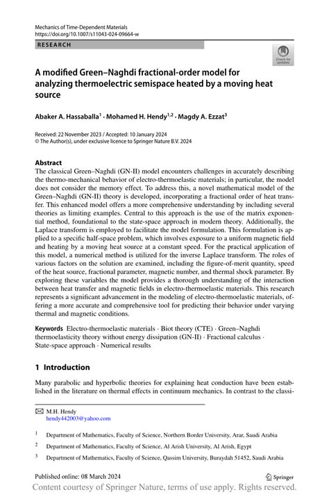 A Modified Green Naghdi Fractional Order Model For Analyzing Thermoelectric Semispace Heated By