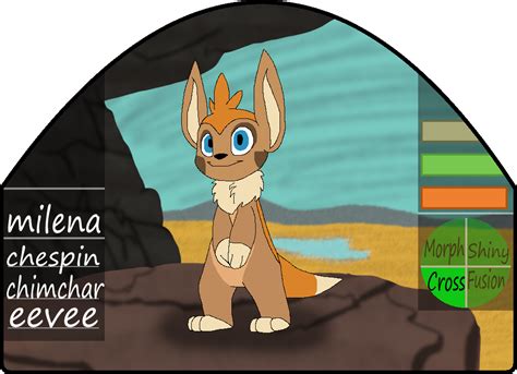 Milena Female Chespin Chimchar Eevee By Doeownedont On Deviantart