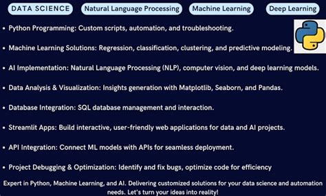 Do Data Science Nlp Ml And Data Analysis In Python By Sameerai