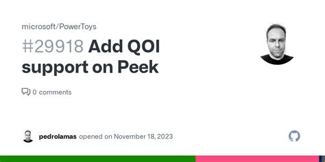 Add QOI Support On Peek Issue Microsoft PowerToys GitHub