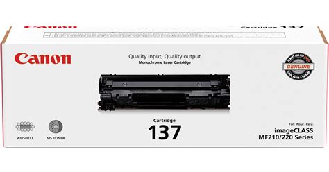 Canon 137 Black Toner Cartridge 9435B001AA B&H Photo Video