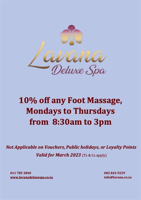 March Special Lavana Deluxe Spa