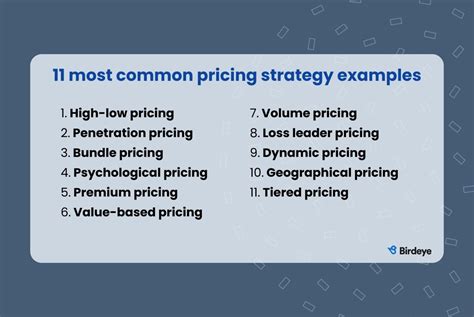 11 Pricing Strategy Examples To Increase Your Profits Birdeye