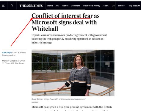 Techrights — Microsoft Waters Down Articles About Its Corruption In The Uk