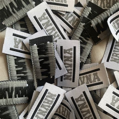 Custom Woven Labels Personalized Fabric Tags For Clothing And Handmade