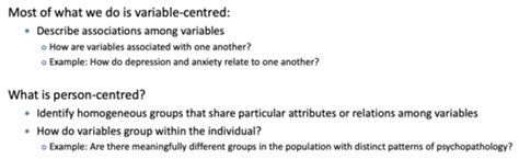 Sem Person Centred Analysis Flashcards Quizlet