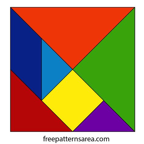 Free Printable Tangram Patterns For Creative Puzzle Making