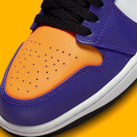 Jordan 1 Mid Lakers Lila Férfi Utcai Cipő Sportboltom