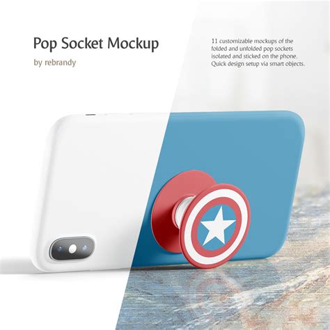 Pop Socket Mockup Mock Up By Rebrandy For Photoshop Purchase