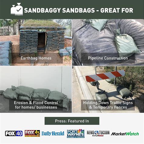 Build Sandbag Barrier With Filled Sandbags