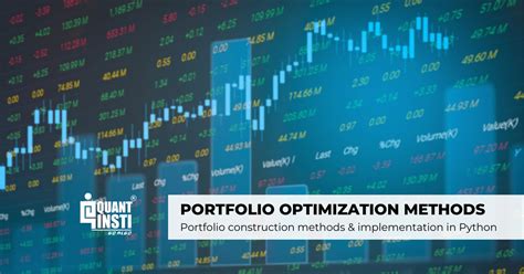 Github Hritayan1portfolio Optimization Using Mean Variance Method In Python