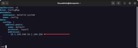 Kubernetes Install MetalLB Loadbalancer