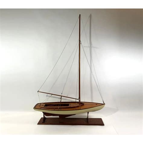 Scale Model Of A Herreshoff Yacht Chairish