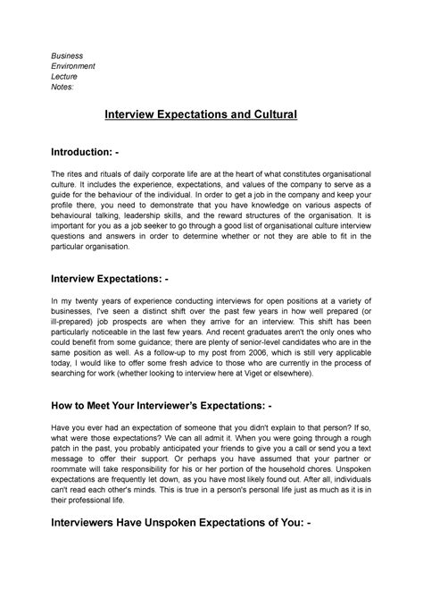 Business Environment Class Lecture Notes Business Environment Lecture