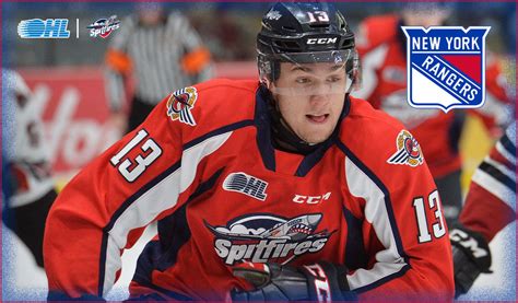 Spitfires Cuylle Signs With Rangers Chl
