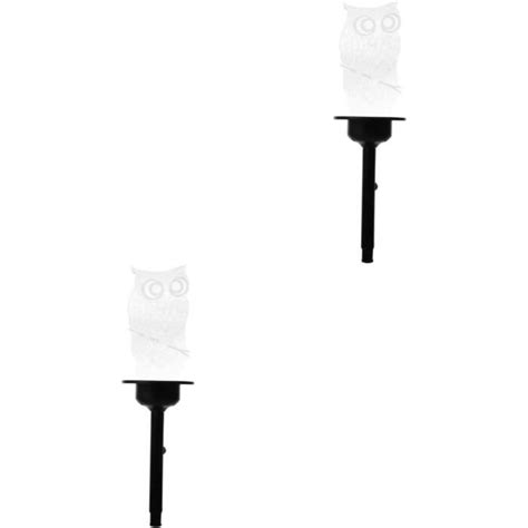 2 Pièces lampe à gazon projecteur paysager solaire lampes solaires