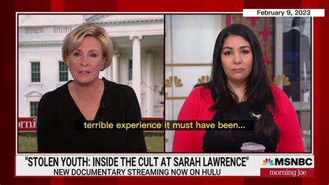 Sarah Lawrence College Cult” The Morning Of May 9 2019 Morningjoe
