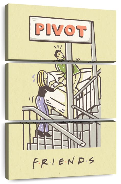 Friends Pivot Couch Wall Art Digital Art