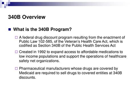 Ppt 340b Program Perspectives Powerpoint Presentation Free Download