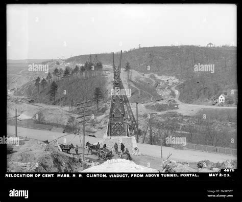 Relocation Central Massachusetts Railroad Viaduct From Above Tunnel