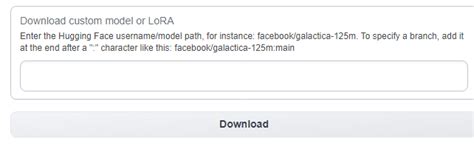 no option to download model after install or file to open to download