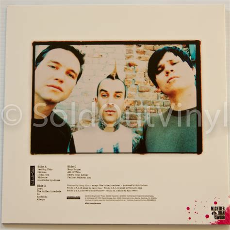 Blink 182 Self Titled Vinyl Mts Press Lp Rare — Soldoutvinyl
